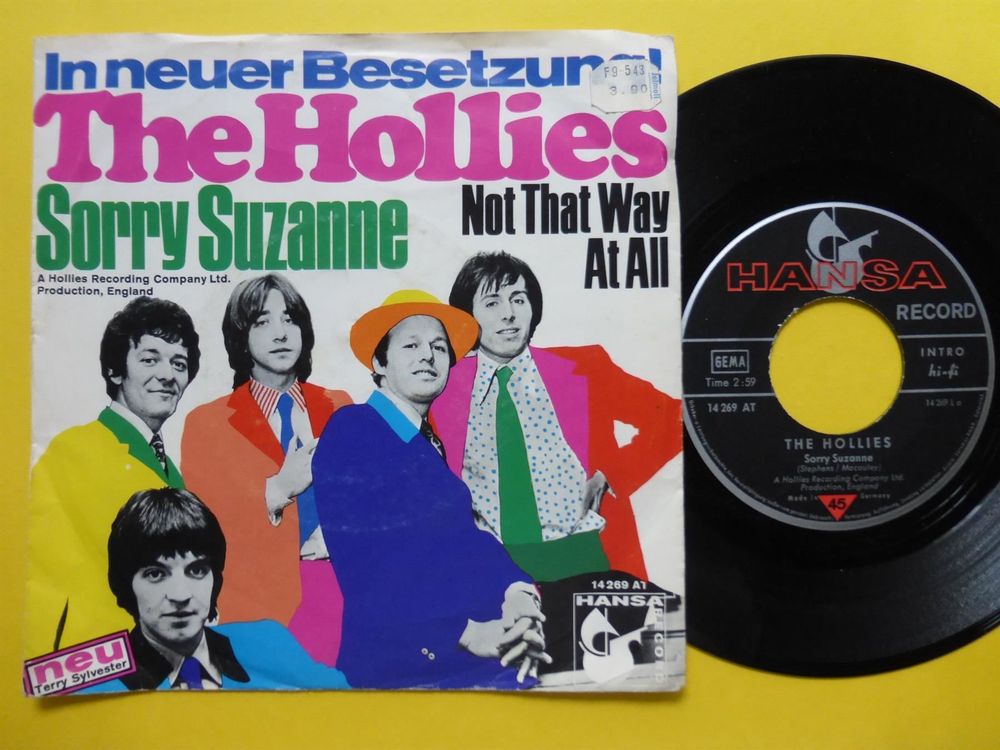HOLLIES 7" SORRY SUZANNE (Gebraucht) in Zürich für CHF 4.5 – mit ...