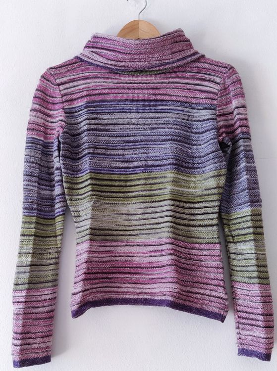 MISSONI Mohair Wool Pulli Pullover Wasserfall Rolli Gr.S (Gebraucht) in ...