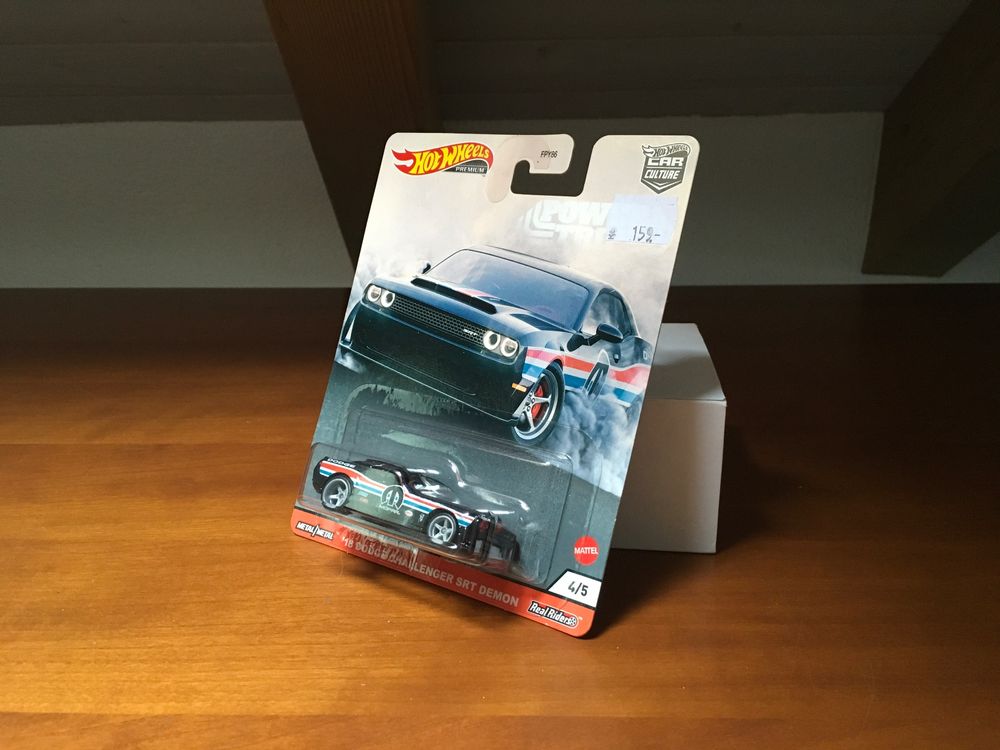 18’ Dodge Challenger SRT Demon 1/64 Hot Wheels Real Riders (Neu (gemäss ...