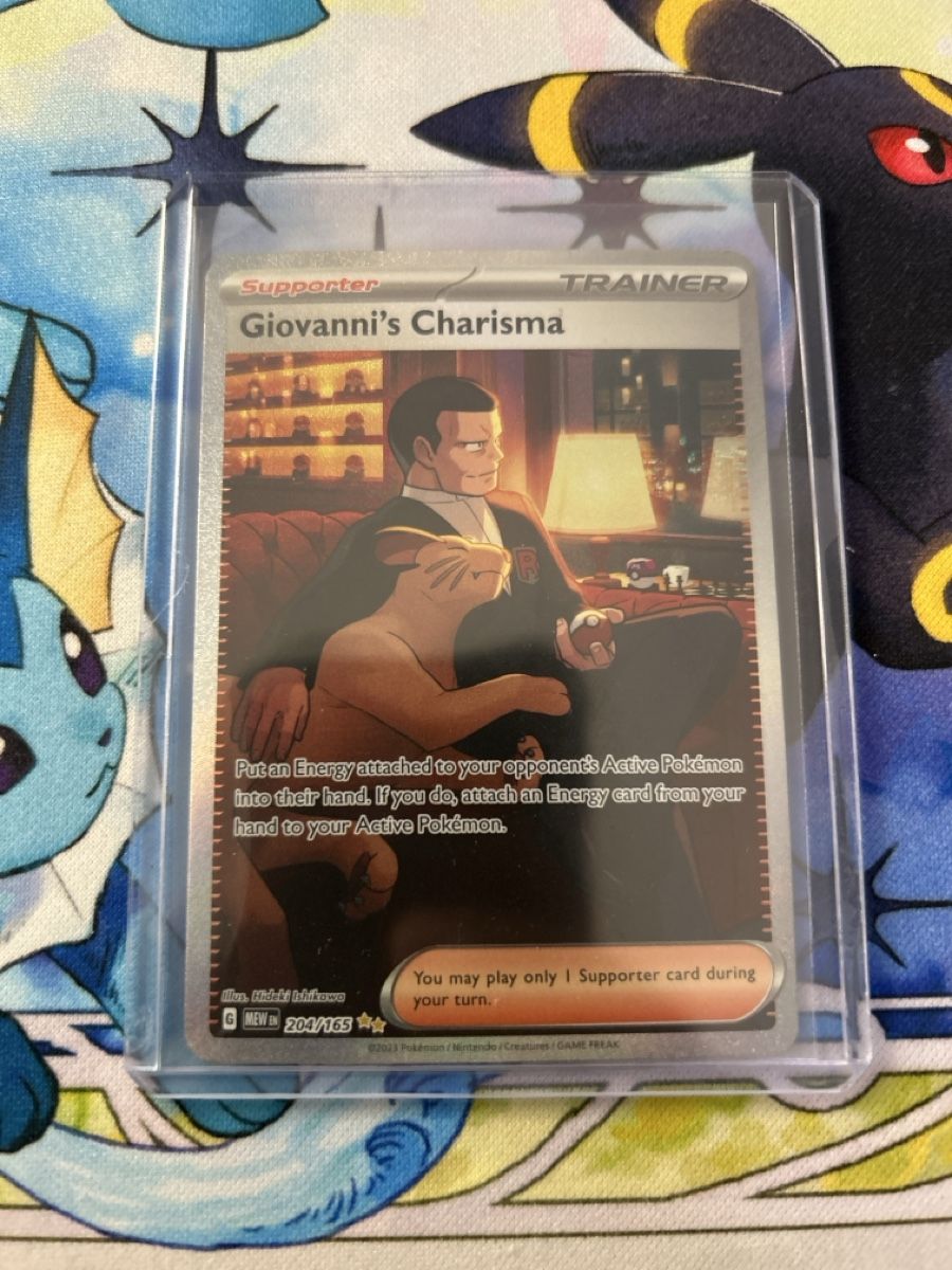 Pokemon 151 Giovannis Charisma SIR 204/165 (Neu (gemäss Beschreibung ...
