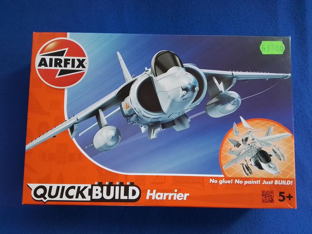 Airfix J6009 Harrier QuickBuild Bausatz Lego kompatibel | Kaufen auf ...