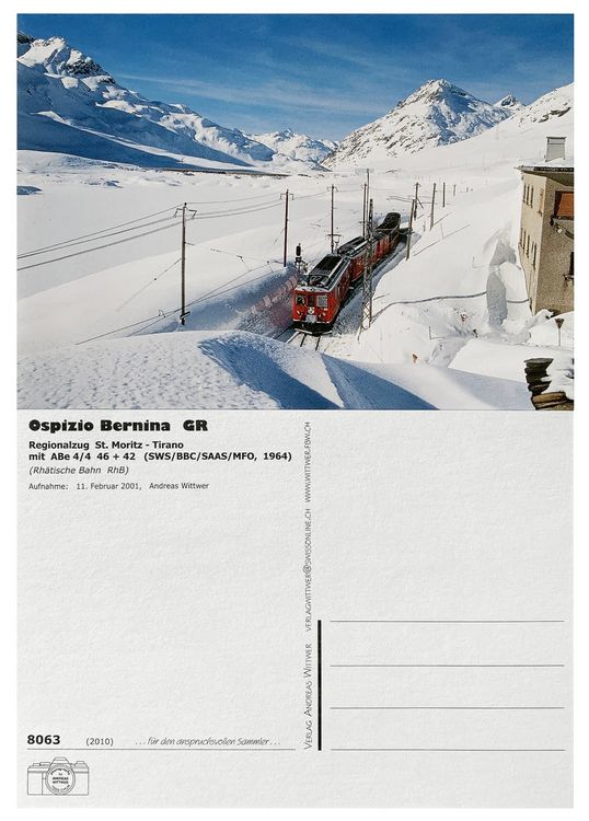 Bernina Ospizio Pontresina Poschiavo Graubünden Bahn RhB ABe (Neu (gemäss Beschreibung)) in Bern ...