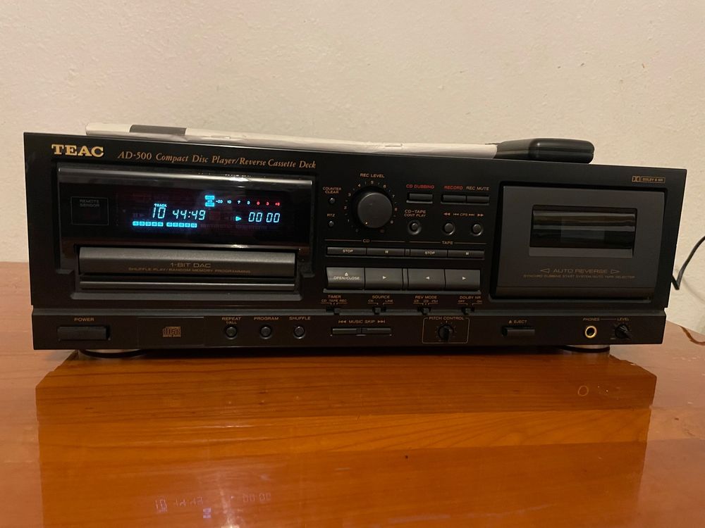 TEAC AD-500 CD Player und Kassette Deck (Gebraucht) in Zürich für CHF ...