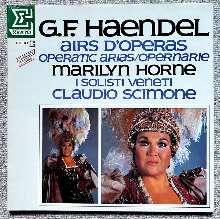 Haendel Airs D'Operas Marilyn Horne I Solisti Veneti LP OVP (Neu und originalverpackt) in ...