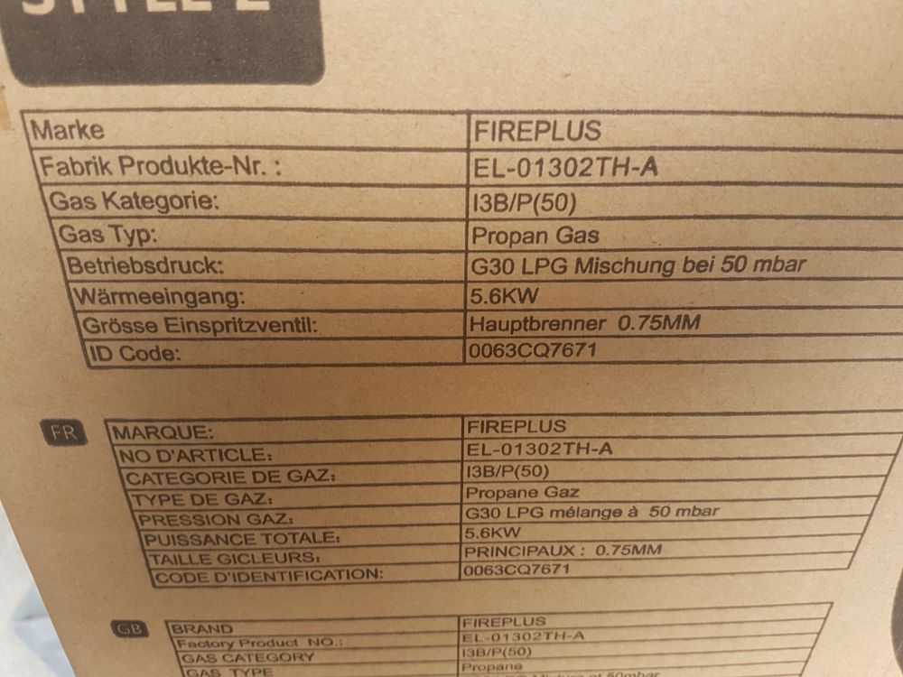 Gas Crill (Neu und originalverpackt) in Wängi für CHF 150 – mit ...