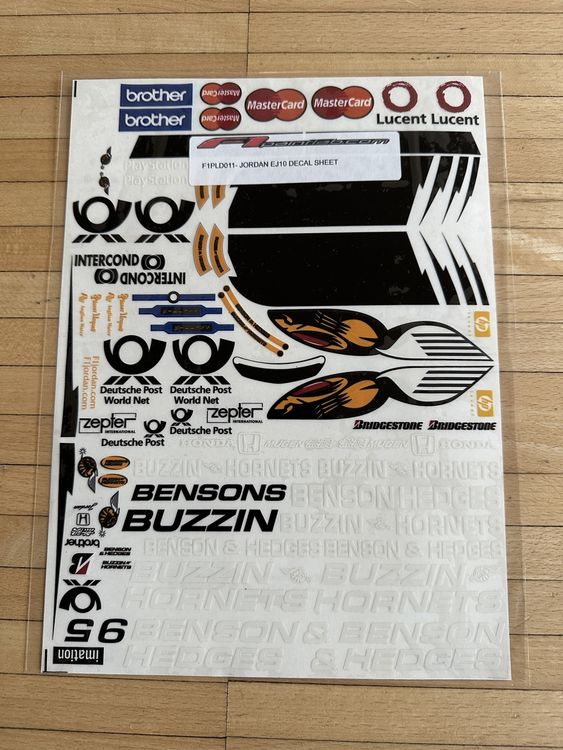 Jordan F1 RC Decals NEU & OVP Tamiya Xray ARC Awesomatix (Neu und ...