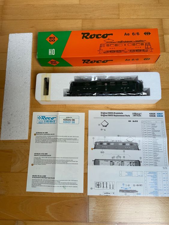 Roco 43937 SBB Ae 6/6 Wechselstrom (Gebraucht) in Utzigen für CHF 46 – mit Lieferung auf Ricardo ...