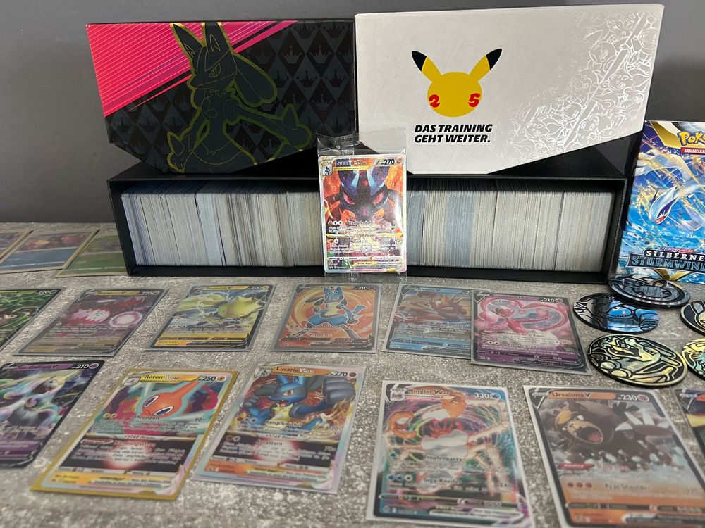 Deutsche XXL Karten Sammlung über 1000 Karten / VMAX & VSTAR (Neu ...