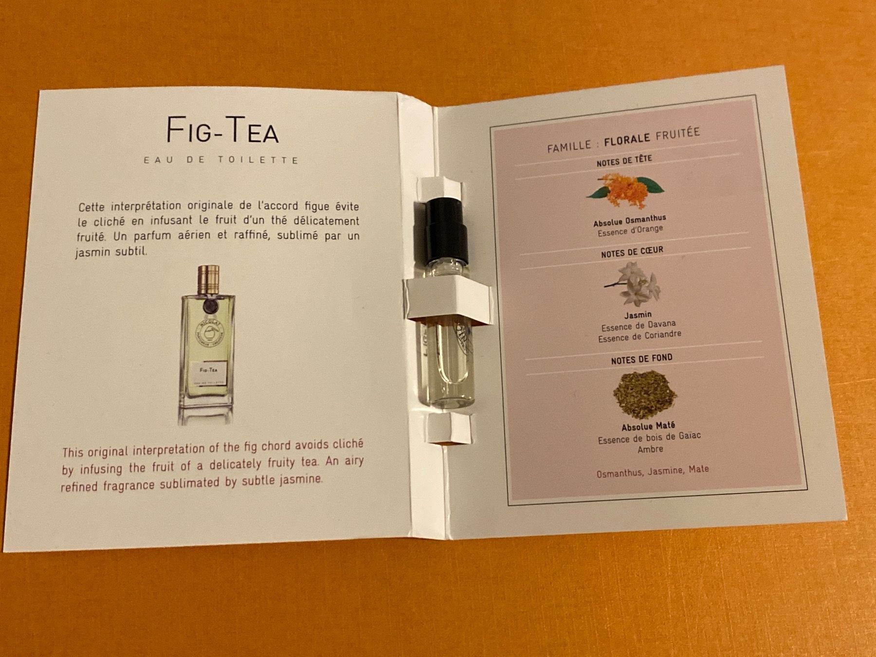 1,8 ml Nicolai Fig Tea Probe (Neu und originalverpackt) in Sonnental ...