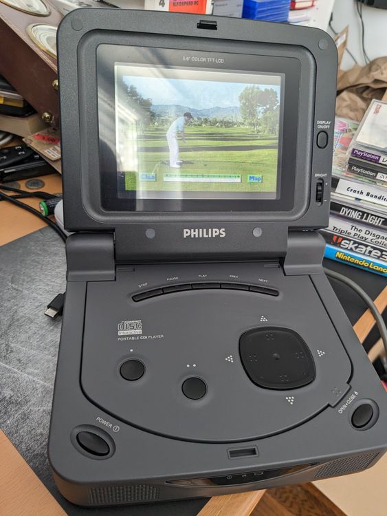 Philips Portable CDI Player 370 Rare Games Console OVP | Kaufen auf Ricardo