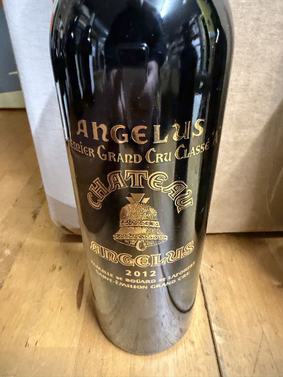 4 bouteilles l Angélus 2012 étiquettes dorées (Neuf (Voir description ...