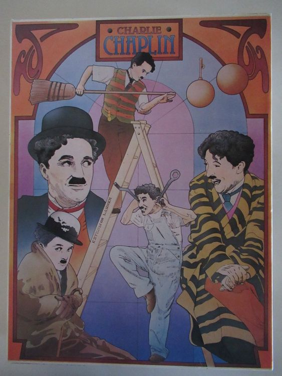 Vintage Puzzle 1500 Charlie Chaplin sehr selten, komplett (Gebraucht ...