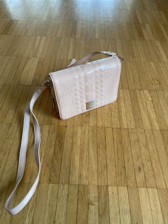 Eleganti Damentasche/Handtasche in Lack-Optik, zartrosa (Neu (gemäss ...