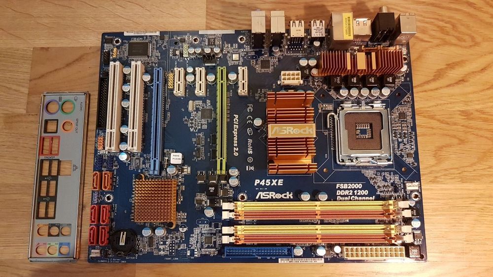 Mainboard Asrock P45XE + E8400 + Cooler (Gebraucht) in für CHF 13 – mit ...
