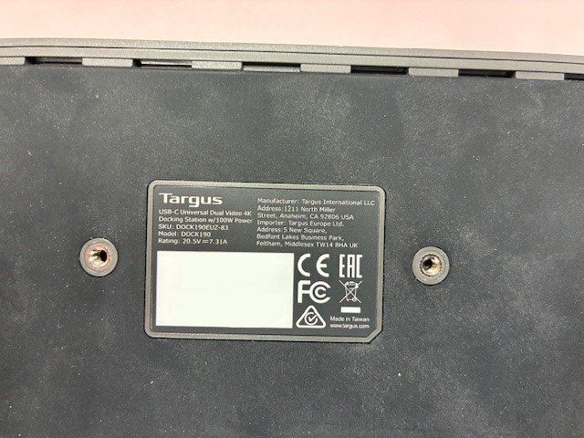 💻 Gebrauchte Targus DOCK190 USB-C Dockingstation(Top-Model) (Gebraucht) in Widnau für CHF 45 ...