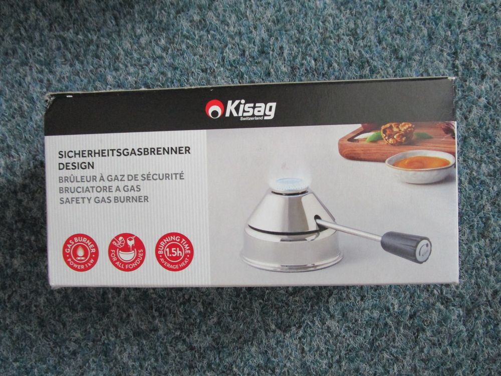 Kisag Sicherheitsgasbrenner / Gasbrenner / Rechaudbrenner (Neu und originalverpackt) in Grenchen ...