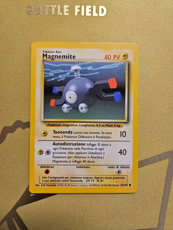 Base Set - Magnemite | Kaufen auf Ricardo