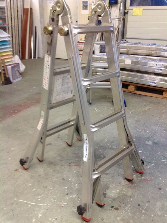 Leiter-Multi-Treppenleiter 4x4 Sprossen 4 seiten verstellbar (Neu ...