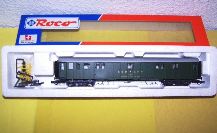 AKU Roco 45099D Gepäckwagen 92-33 002-3, Schweizer SOSE, OVP | Kaufen ...