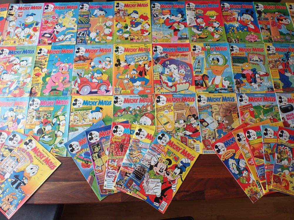 antike MICKY MAUS Comic Hefte Jahrgang 1994 Disney Spielzeug (Gebraucht ...