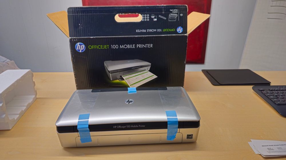 HP Officejet 100 Mobile Printer (Neu (gemäss Beschreibung)) in ...