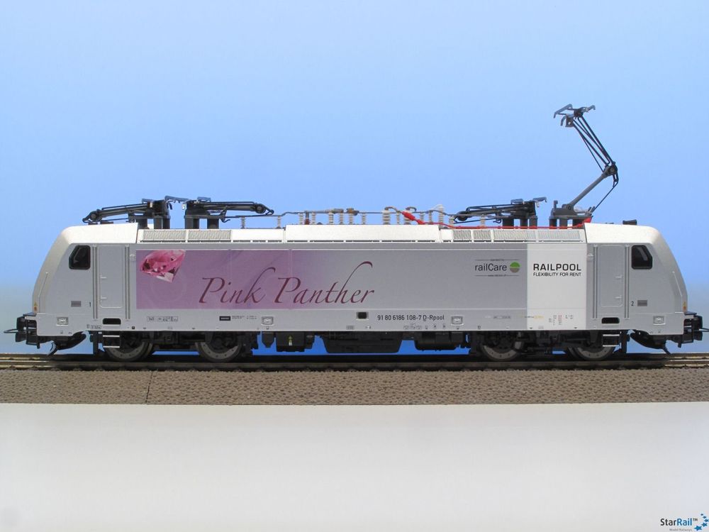 PIKO 97722 H0 E-Lok BR 186 Railpool Pink Panther, SBB, Ep. V | Kaufen auf Ricardo