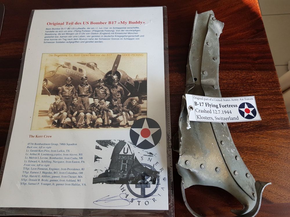 Wrack Teil US Bomber B 17 I WW2 (Gebraucht) in Gutenswil für CHF 55.75 ...
