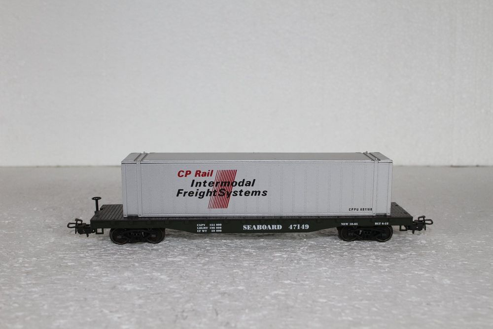 Märklin 4865 USA Flat Car Flachwagen mit Container (Gebraucht) in ...