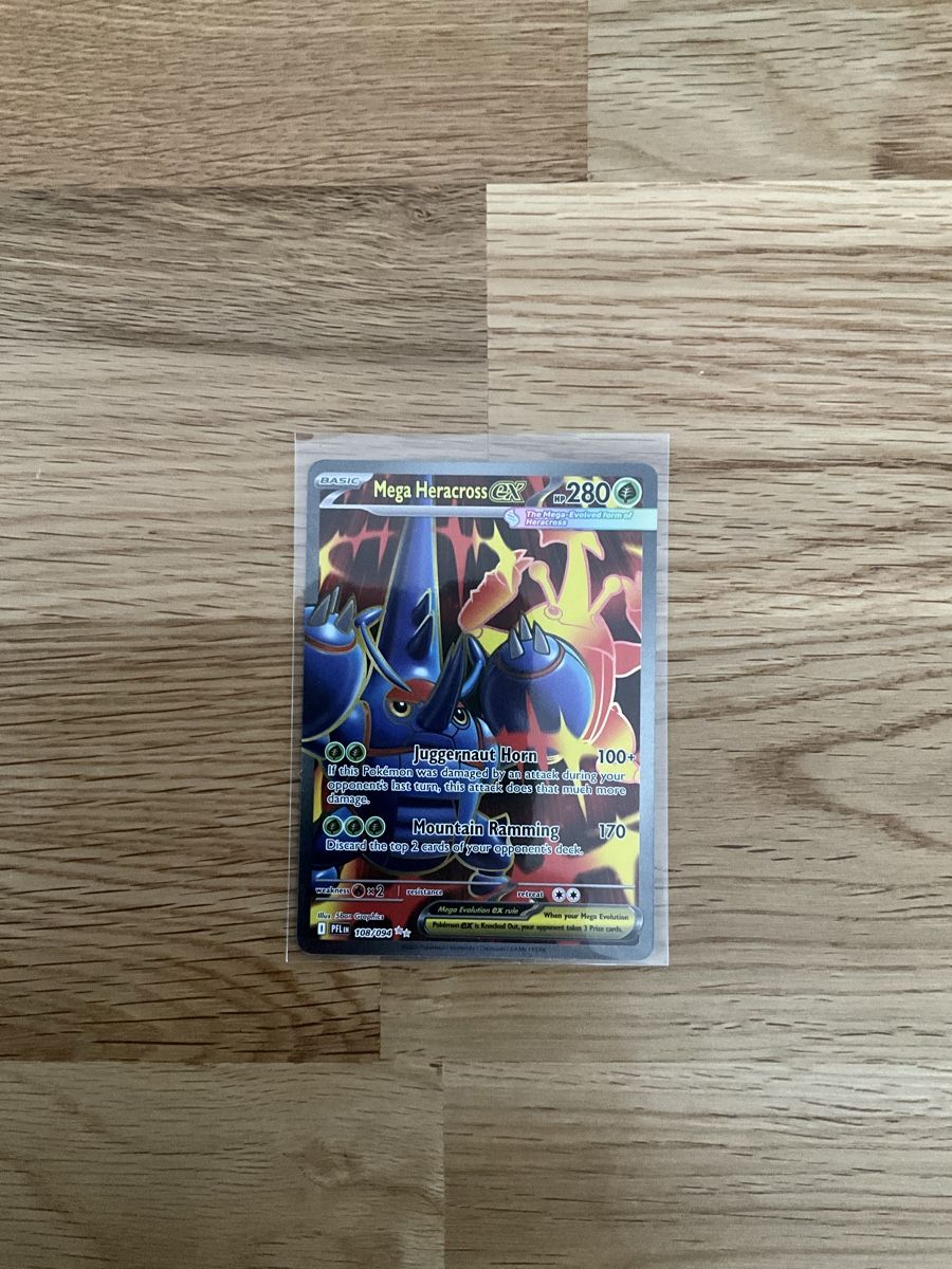 Mega Heracross GX, Full Art - Pokemon Karte, Top Zustand! (Gebraucht ...