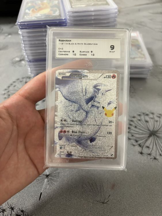 Carte Pokémon Reshiram 113/114 PSA 9 Celebrations | Kaufen auf Ricardo