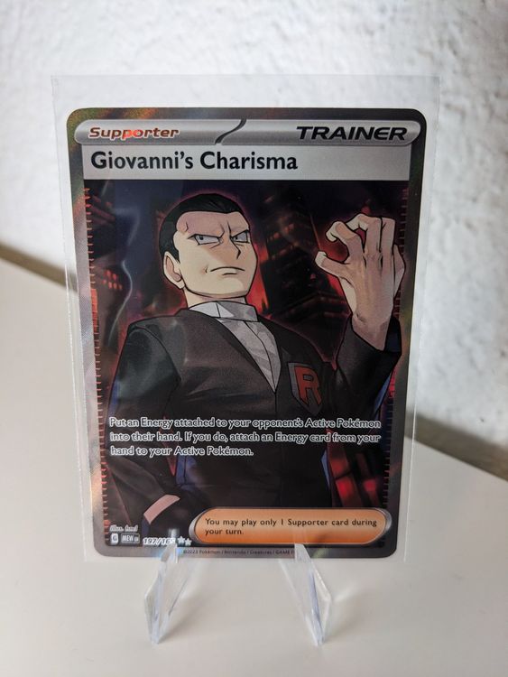 Pokemon 151 - Giovanni's Charisma 197/165 ( EN ) | Kaufen auf Ricardo