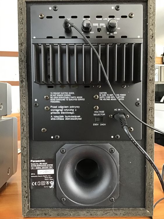 Panasonic Subwoofer, AV Control. Receiver, DVD/Video Player (Gebraucht ...