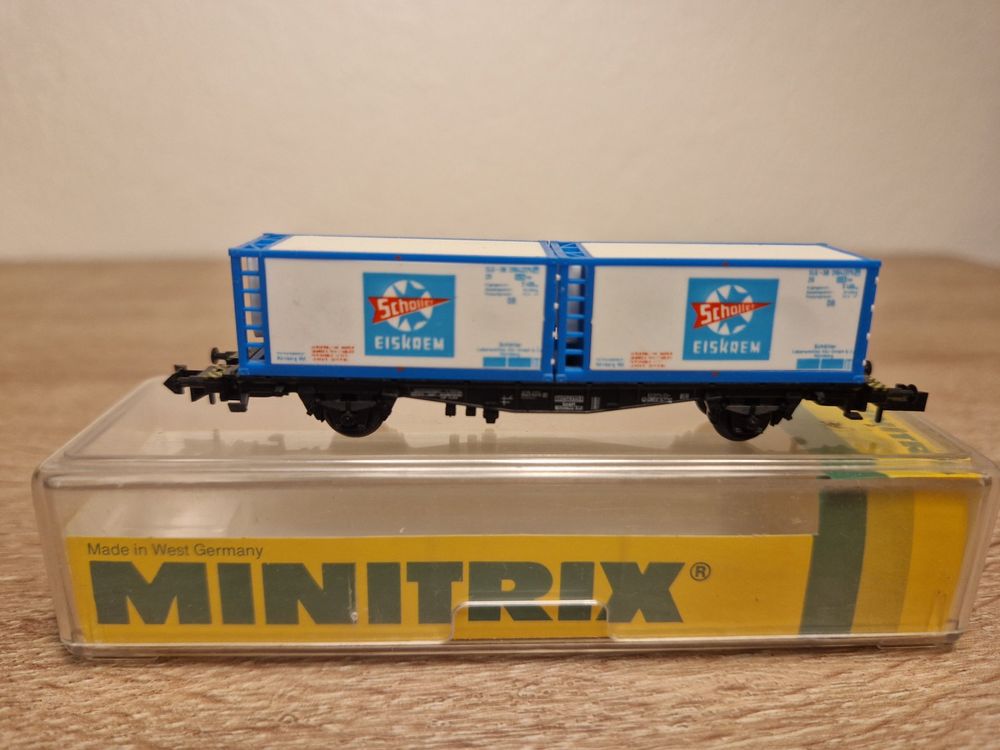 Minitrix N 3061 Containerwagen (D'occasion) à St-Aubin-Sauges pour CHF ...