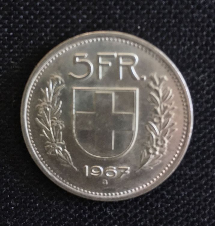 5 Franken 1967 | Kaufen auf Ricardo