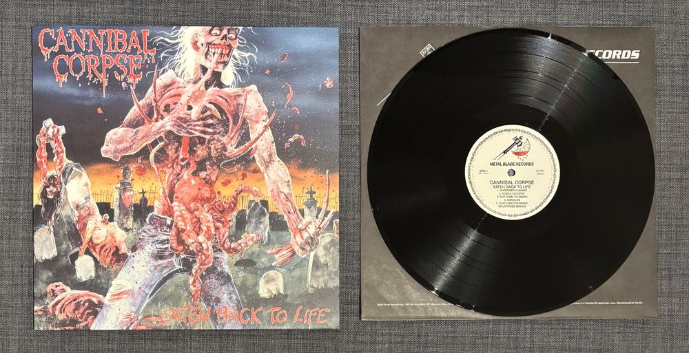 CANNIBAL CORPSE - Eaten back to life Death Metal LP (Neu (gemäss ...