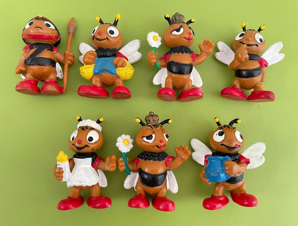 7x Bully Bienchen Biene Bee Comic Figur Comicfigur 70er | Kaufen auf ...
