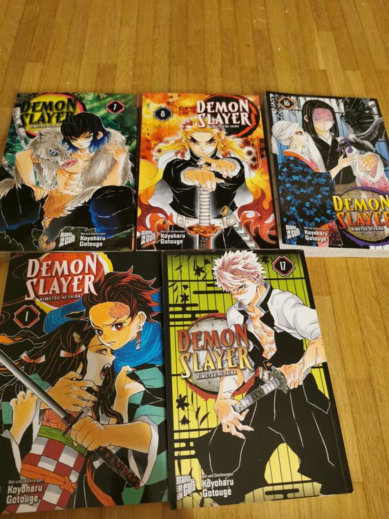 Demon slayer 1, 7, 8, 16, 17 (Gebraucht) in Binz für CHF 35 – mit ...