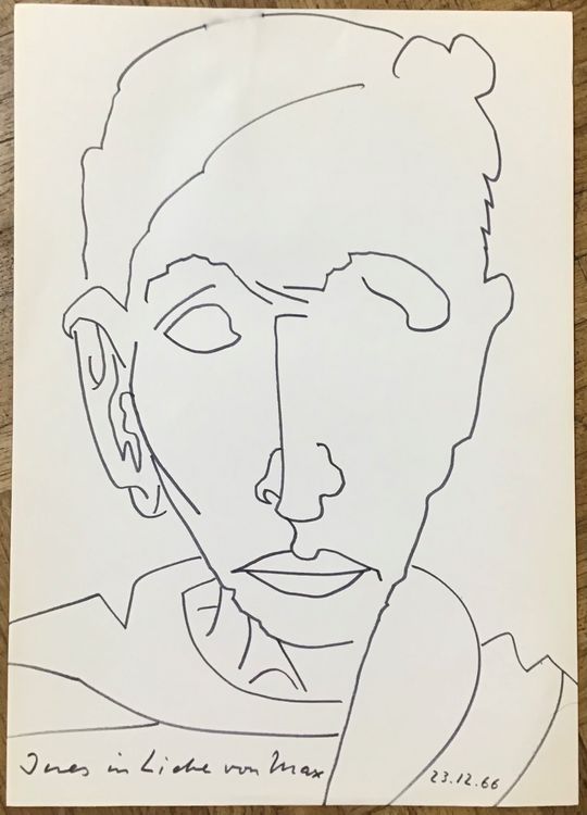 Max VON MOOS (1903-1979) Filzstift Zeichnung (Gebraucht) in Root für ...