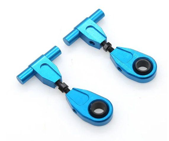 Querlenker vorne oben Alu blau einstellbar für Tamiya TT-02 (Neu und ...