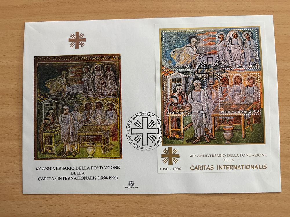 Vatikan Briefmarke Caritas Internationalis, 1950-1990, To... (Gebraucht ...