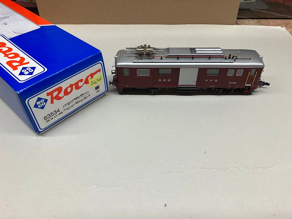 Roco 63534 Gepäcktriebwagen De 4/4 1665 der SBB, H0 GS Dig. | Kaufen ...