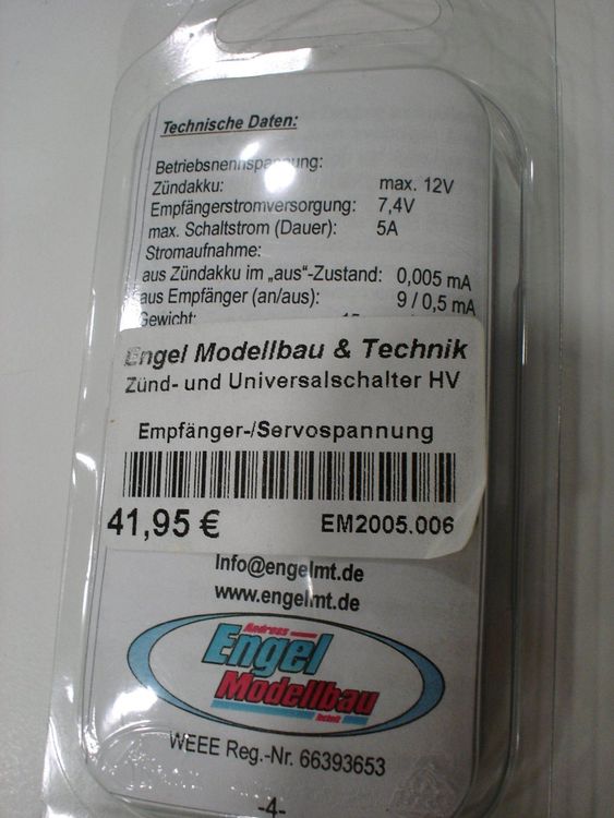Zünd- & Universalschalter HV, ab CHF 1.- (Neu und originalverpackt) in Balsthal für CHF 24 – mit ...