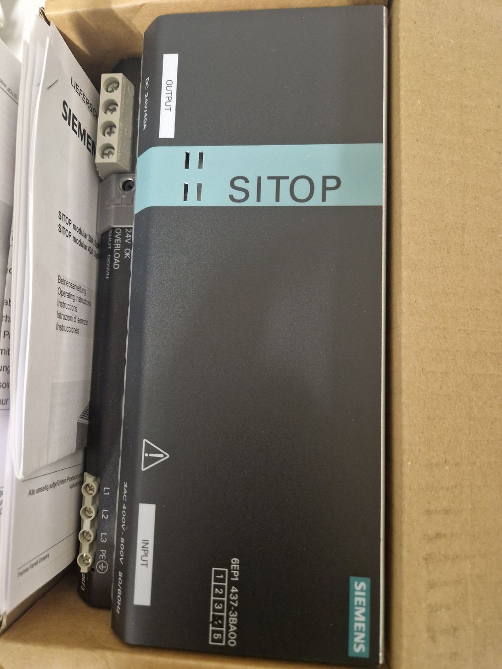 Siemens Sitop Modular Power Supply Neue (Neu und originalverpackt) in ...