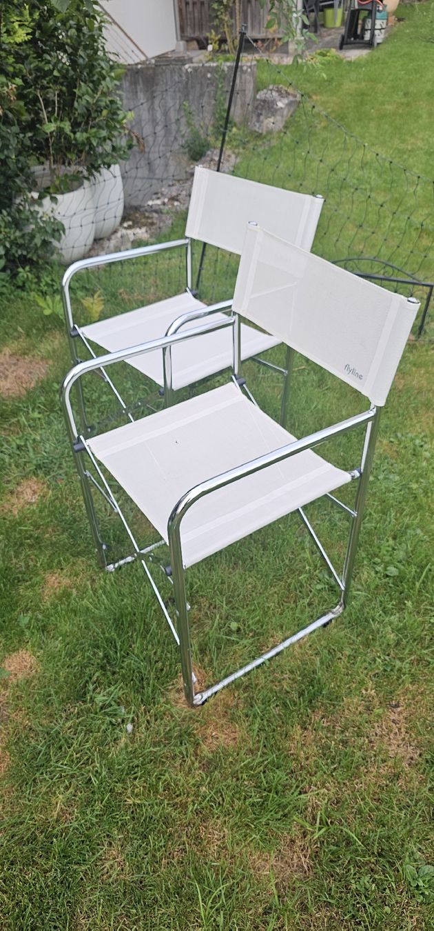 Flyline Gartenstuhl klappbar Italien 4 Stück (Gebraucht) in Riedikon für CHF 179 – nur Abholung ...