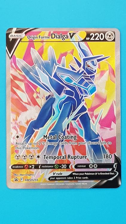 Origin Forme Dialga V – Full Art – Sword & Shield Promo - EN | Kaufen auf Ricardo