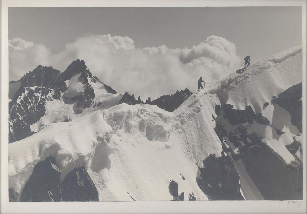 PHOTOGRAPHIE GEORGES TAIRRAZ MONT BLANC TOUR NOIRE 1942 (Gebraucht) in ...