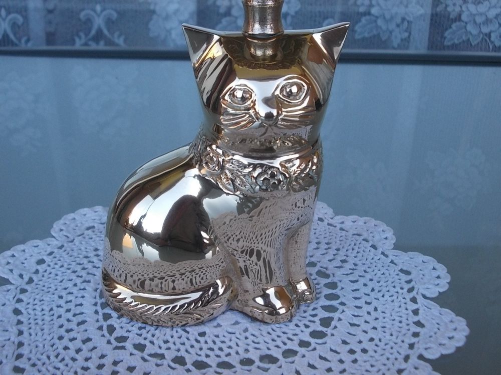 Alte Skulptur Figur *KATZE* Messing Kerzenständer 60er Jahre (Gebraucht) in Ostermundigen für ...