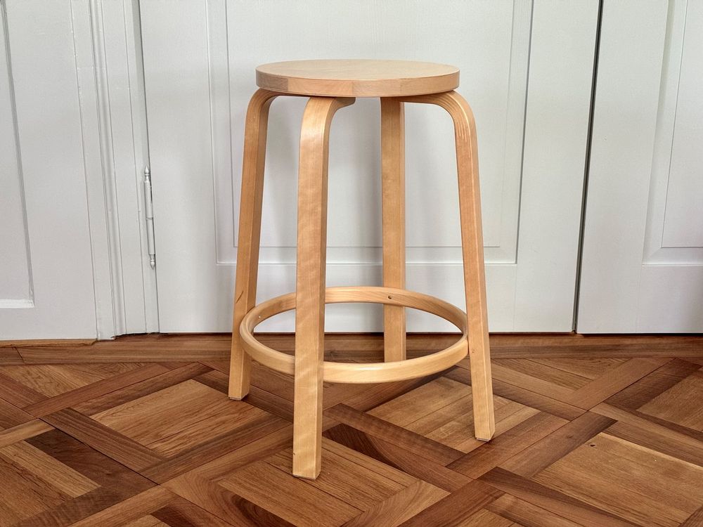Artek Bar Stool 64 (65cm) - Alvar Aalto | Kaufen auf Ricardo