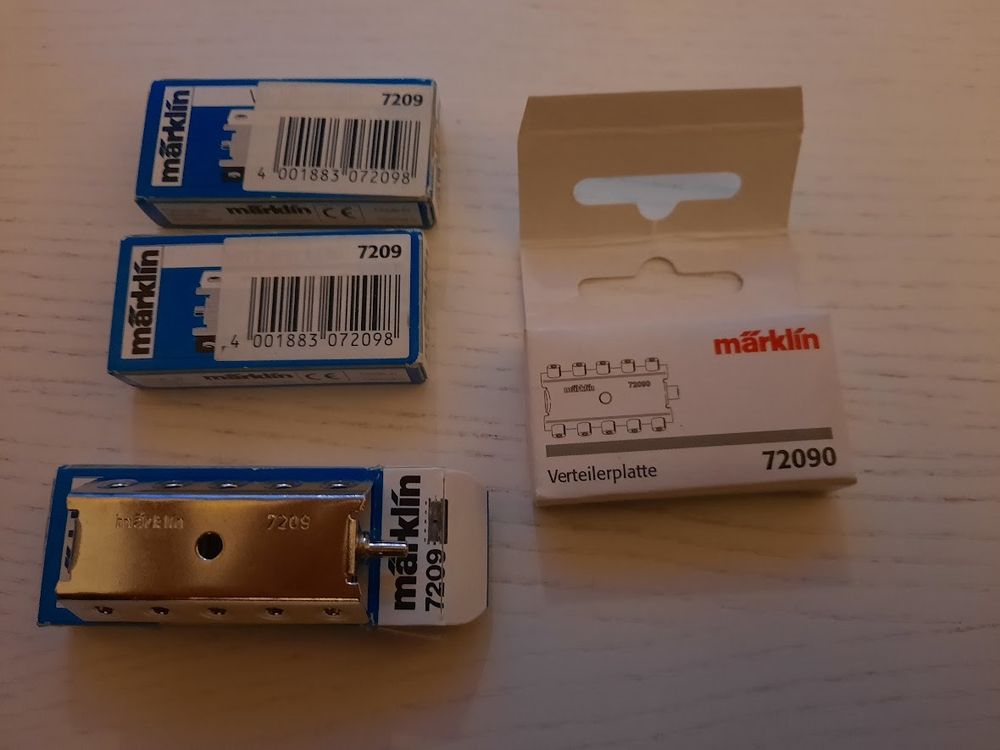 Märklin Verteilerplatten 7209 / 72090 (Neu und originalverpackt) in ...