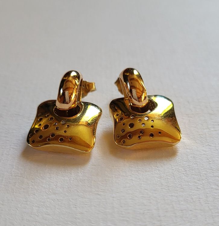 18 Karat 750 Massiv Gold Ohrstecker (Gebraucht) in Wald ZH für CHF 890 – mit Lieferung auf ...
